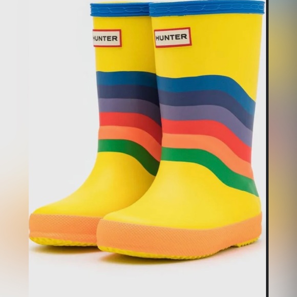 Hunter | Shoes | Hunter Kids Original First Classic Rainbow Wellington ...